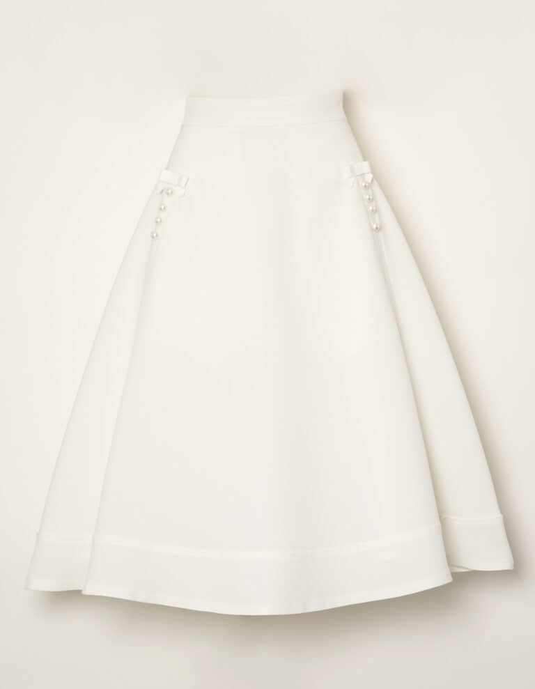 パール付きフレアースカート | msgracy